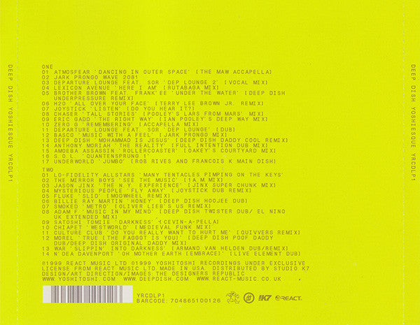 YRCDLP1 - Deep Dish - Yoshiesque (CD) from Yoshitoshi – Yoshitoshi ...